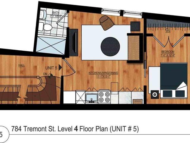 784 Tremont Street 1 Bedroom Apartment for Rent at 784 Tremont St, Boston, MA 02118 Lower Roxbury