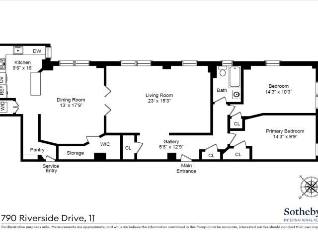 790 Riverside Drive, Unit 1J