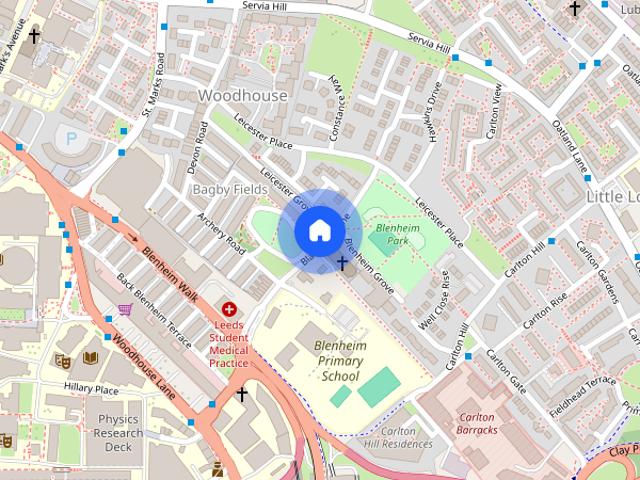 7 bedroom terraced house to rent