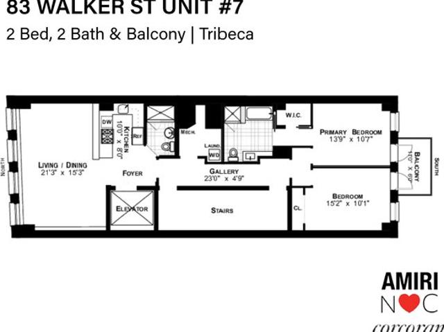 83 Walker St Apt 7, New York, NY 10013
