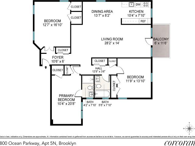 800 Ocean Parkway, Unit 5N