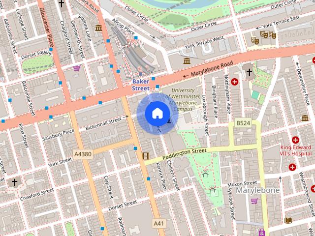 84 Chiltern Street, Marylebone, Marylebone, W1U