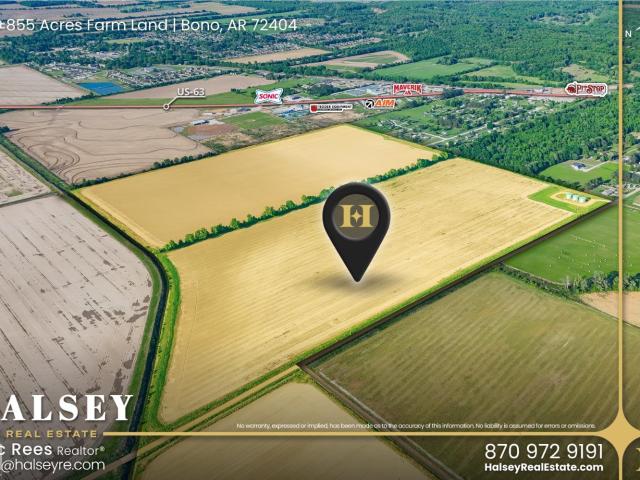 855 Acres In Bono, Ar