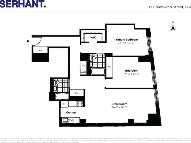88 Greenwich Street, Unit 604
