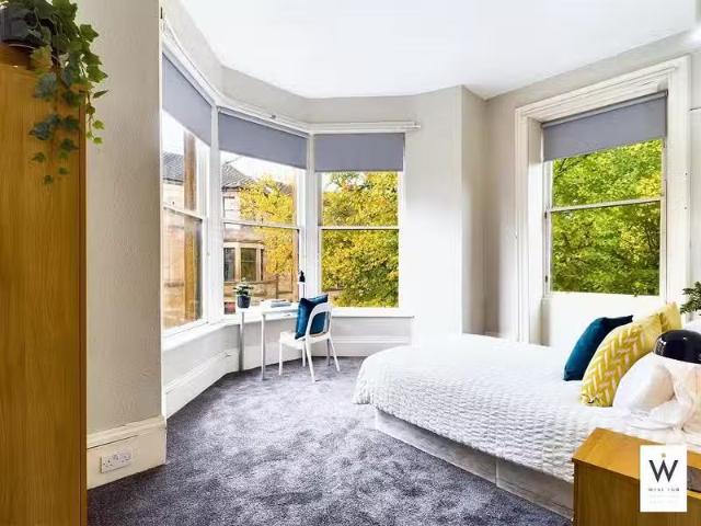 8 bedroom flat for rent in HMO Clouston Street, West End, Glas.