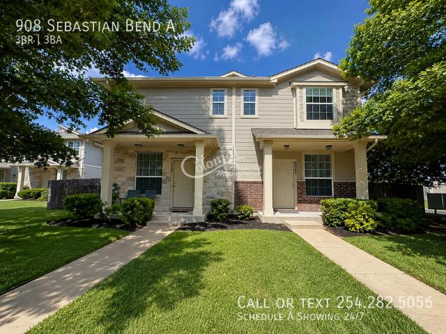 908 Sebastian Bend A, 3 beds, 2 full and 1 half baths