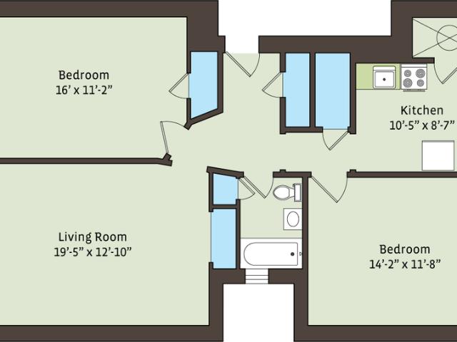 925 East 46th Street 2 Bedroom Apartment for Rent at 925 E 46th St, Chicago, IL 60653 Kenwood