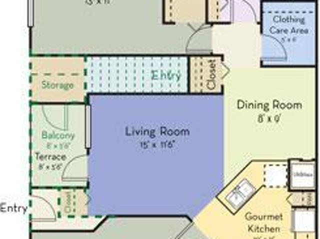$936 / 2br Apartment for Rent with Casual Sophisticated Vibe