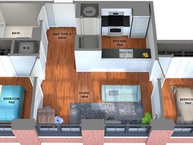 95 Lofts 95 Lofts Floor Plan G