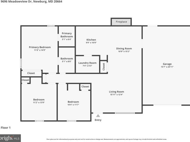 9696 Meadowview Dr, Newburg, MD 20664 | MLS #MDCH2053 | Compass