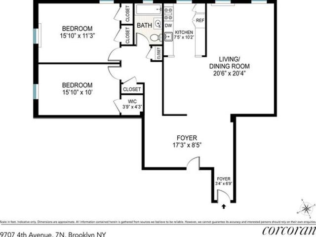9707 4th Ave Apt 7N, Brooklyn, NY 11209