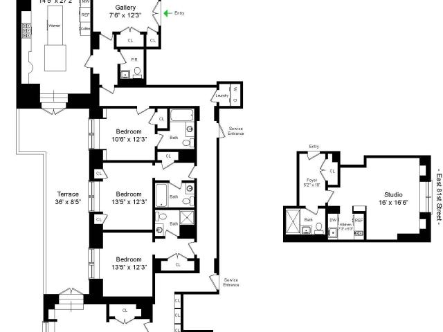 995 5th Avenue, Unit 2S1E