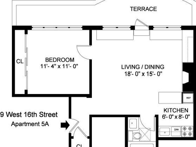 9 West 16th Street, Unit 5A