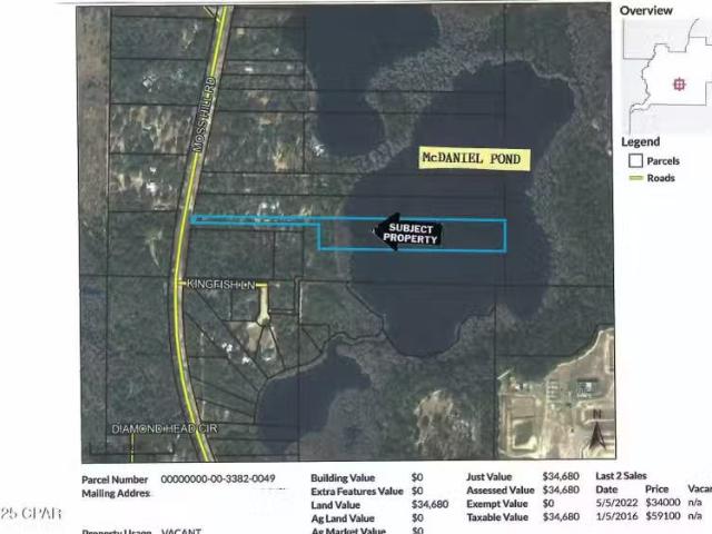 0000 Moss Hill Rd, Chipley, FL 32428 MLS 772674