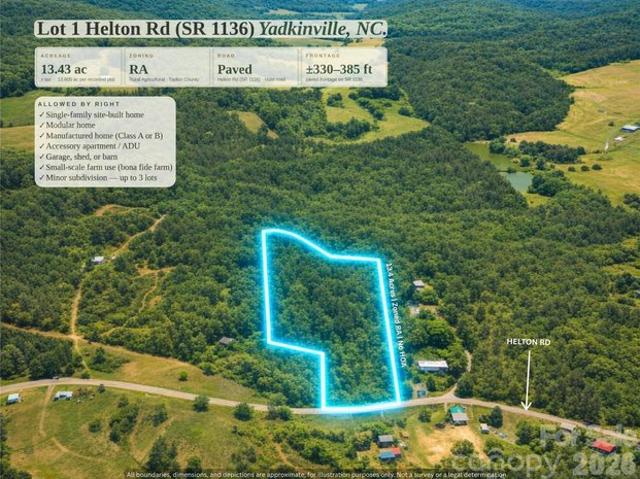 00 Helton Rd Lot 1, Yadkinville, NC 27055