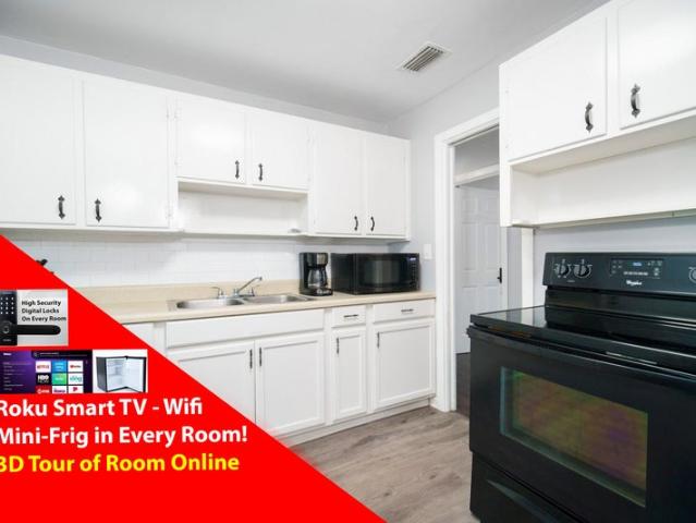 $0 Move in smart tv and mini fridge in all rooms