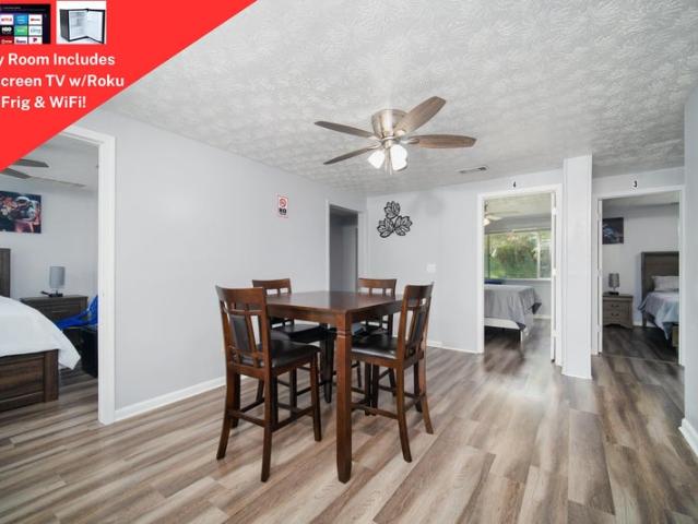 $0 Movein smart tv and mini fridge in all rooms