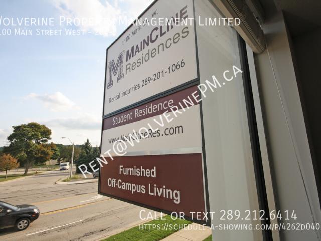 0 BR, 1.5 BA Apartment 1100 Main Street West, Hamilton, ON L8S 1B3