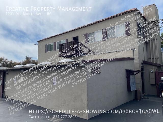 0 BR, 1 BA Apartment 1101 Del Monte Ave., Monterey, CA 93940