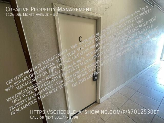 0 BR, 1 BA Apartment 1126 Del Monte Avenue, Monterey, CA 93940