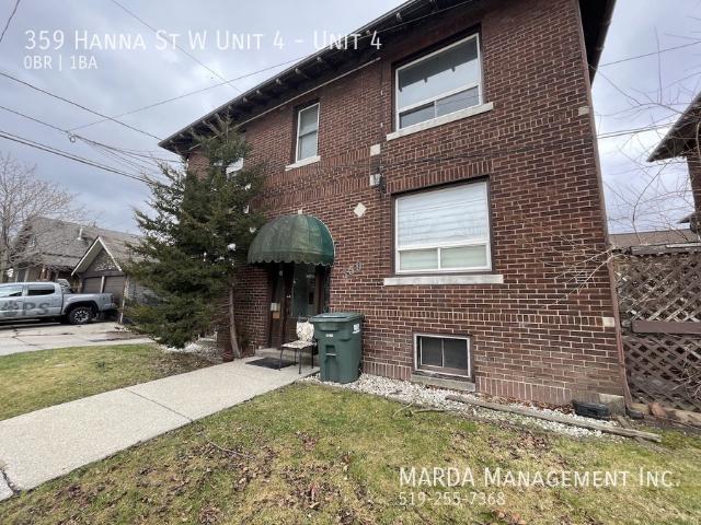 0 BR, 1 BA Apartment 359 Hanna St W Unit 4, Windsor, ON N8X 1E4