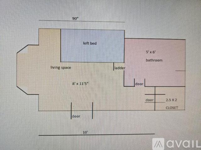 0 BR, 1 BA Apartment 442 444 Monroe Ave, Unit 1a, Elizabeth, NJ 07201