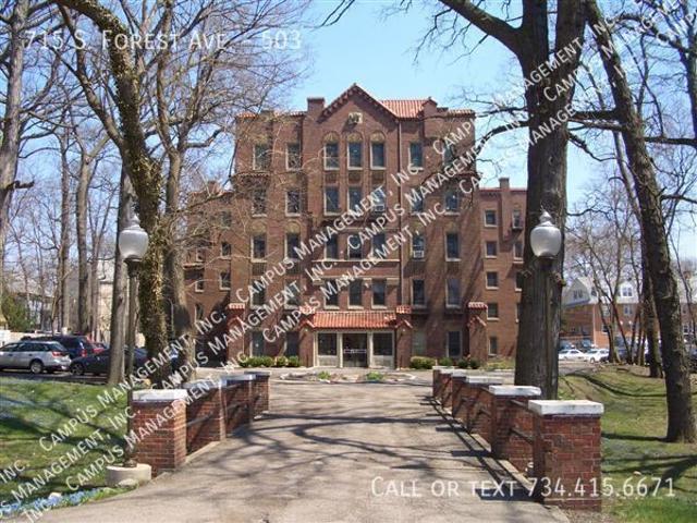 0 BR, 1 BA Apartment 715 S. Forest Ave Ann Arbor, MI 48104