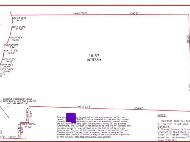 0 LOT 3 OZARK RD. NEWVILLE, AL 36353 Vacant Land For Sale MLS.