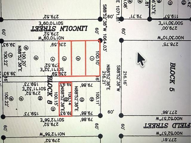 0 Lots 1 3 Lincoln & lot 12 Garfield