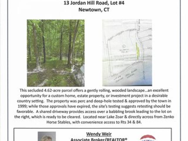 13 Jordan Hill Rd Lot 4, Newtown, CT 06482