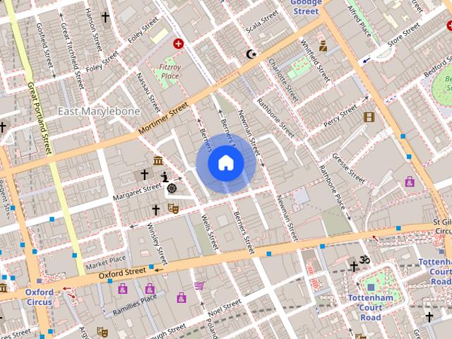 13a Berners Street, Fitzrovia, W1T