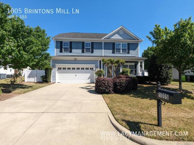 1005 Brintons Mill Ln, 3 beds, 2 full and 1 half baths
