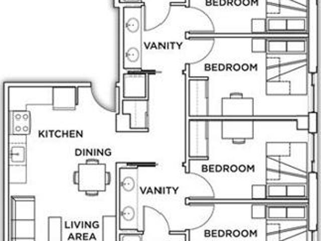 $1008 / 4br 1 Private Bedroom, 4 bed/2bath apartment in UCity 3200 Chestnut S