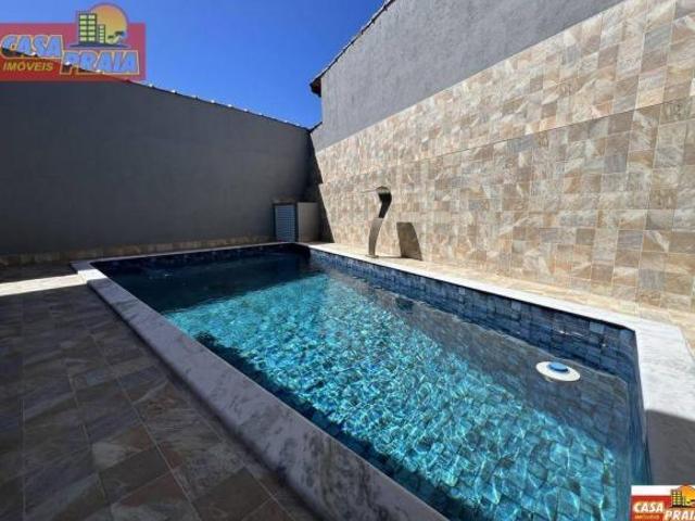 100 metros da praia casa 3 quartos com piscina, 108 m² por R$ 699.900 Balneário Flórida Mirim Mo
