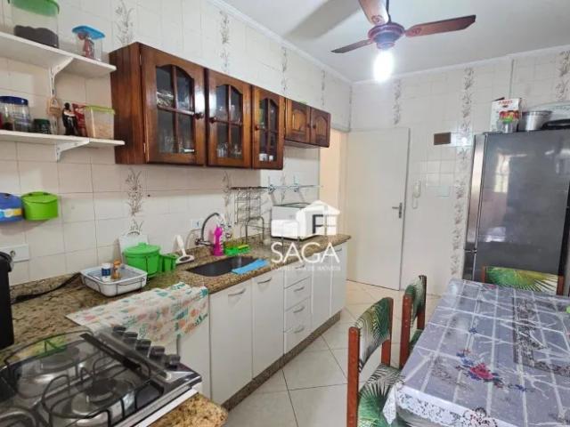 100m da praia! Vista mar! Apartamento com 2 dormitórios à venda, 68 m² por R$ 360.000 Vila Guilher