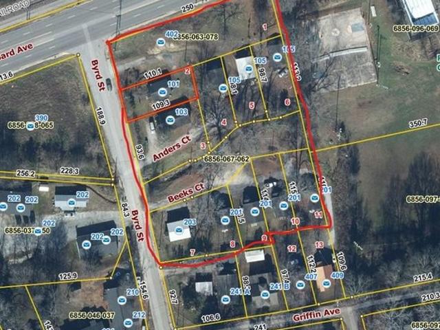 101 201 Byrd St and 402 Seaboard, Greenwood, SC 29629