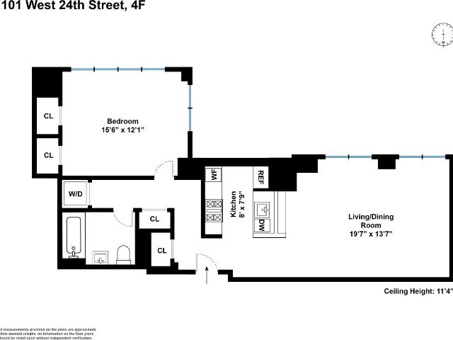 101 West 24th Street, Unit 4F | Compass