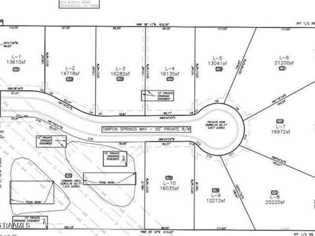 101 Tarpon Springs Way Lot 1, Youngsville, LA 70592