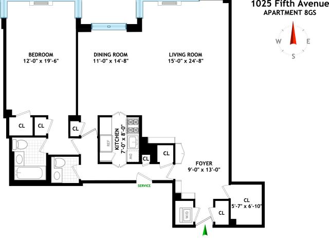 1025 5th Avenue, Unit 8GS | Compass