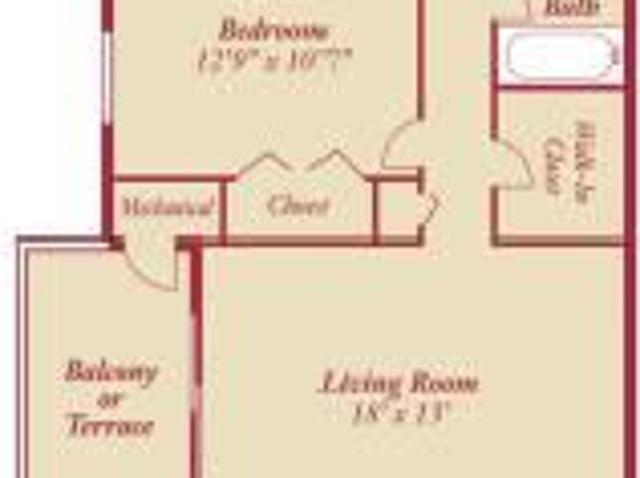$1064 / 2br 1050ft² Padonia Village Apartment 2434 Chetwood Cir map