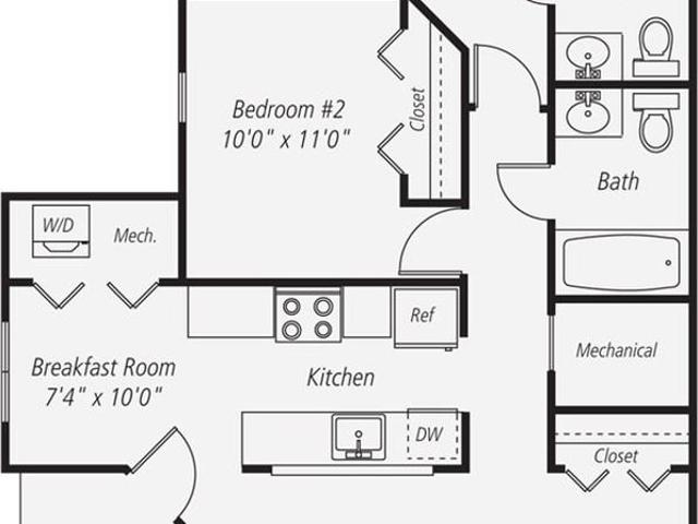 10608 E Kitty Pozer Drive 2 Bedroom Apartment for Rent at 10608 Kitty Pozer Dr Apt E #4189A, Fairfax, VA 22030 Fairfax