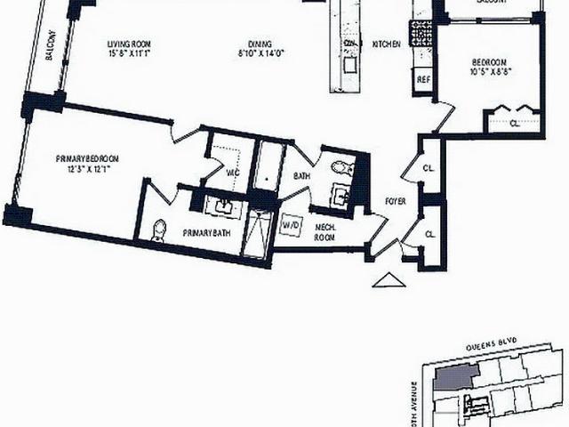 107 06 Queens Boulevard, Unit 8A | Compass