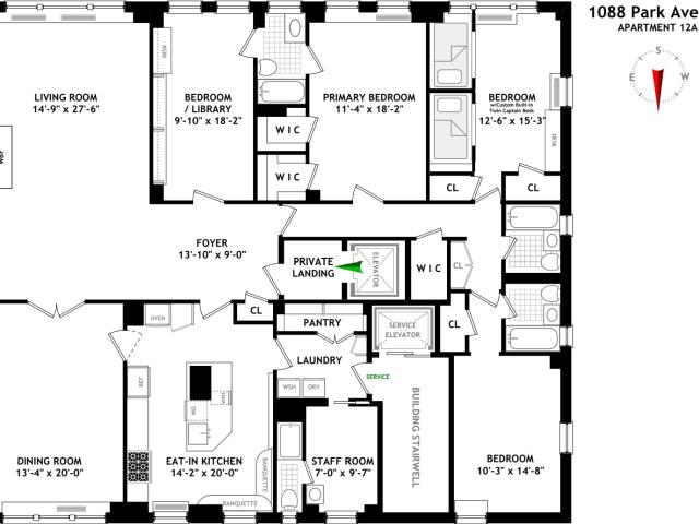 1088 Park Avenue, Unit 12A
