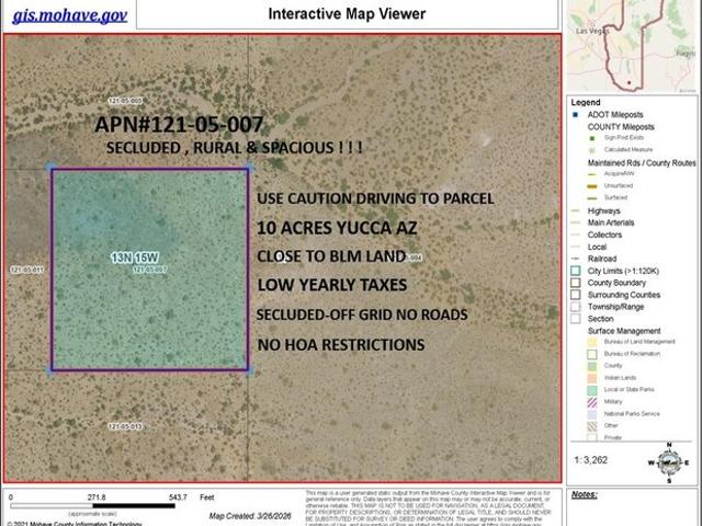 10 Acres Yucca Trl, Yucca, AZ 86438