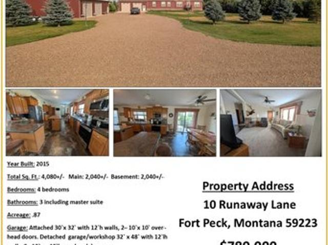10 Runaway Ln, Fort Peck, MT 59248