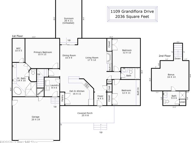 1109 Grandiflora Dr, Leland, NC 28451 | MLS #100565 | Compass