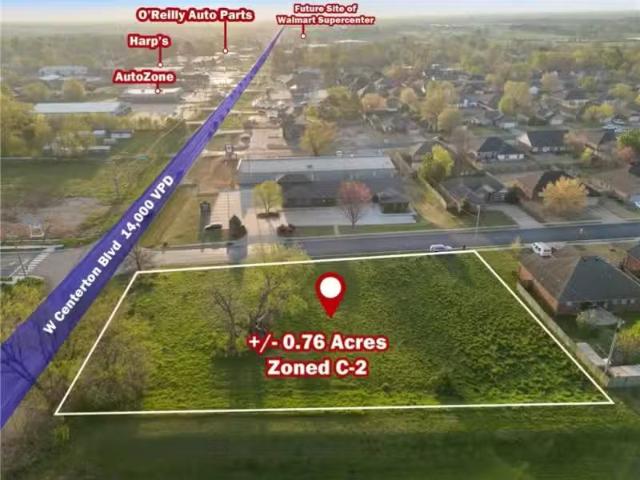 1101 W CENTERTON BLVD, CENTERTON, AR 72719 Vacant Land For Sal.