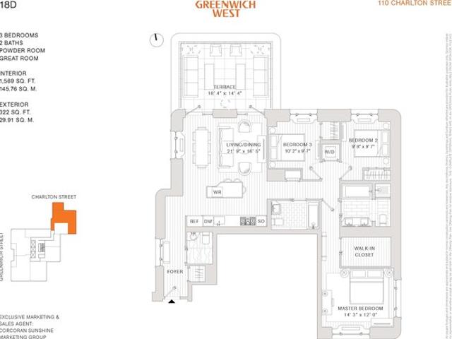 110 Charlton St Apt 18D, New York, NY 10014