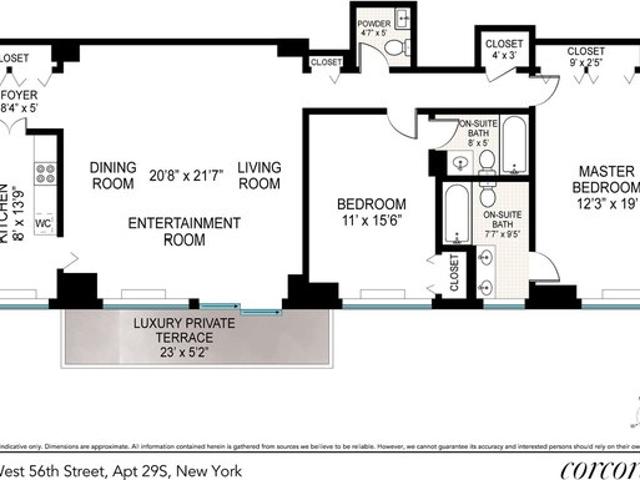 112 W 56th St Apt 29S, New York, NY 10019