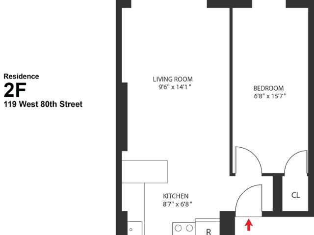119 West 80th Street, Unit 2F